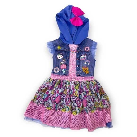 Nickelodeon | Dresses | Jojo Siwa Dress Nickelodeon Xs 45 | Poshmark